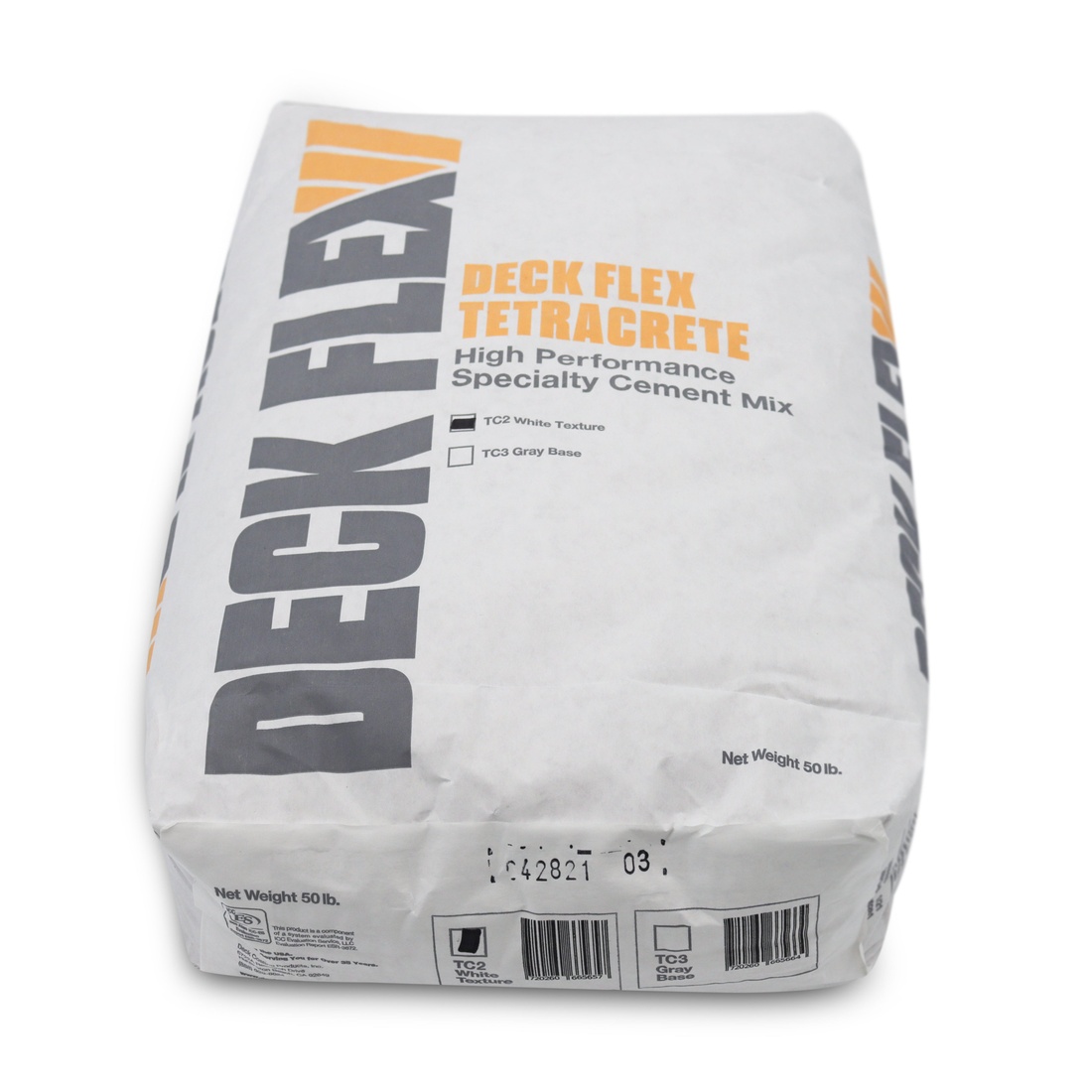 Deck Flex TetraCrete #2 White Specialty Cement | US Made Supply