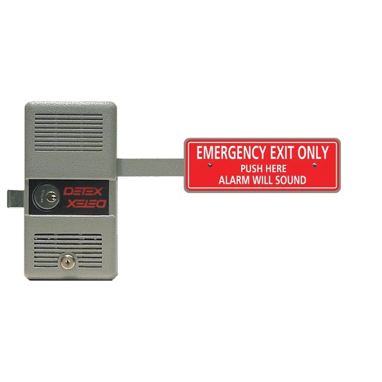 Detex ECL230D UL Listed Panic Hardware Exit Control Lock Gray Finish ...